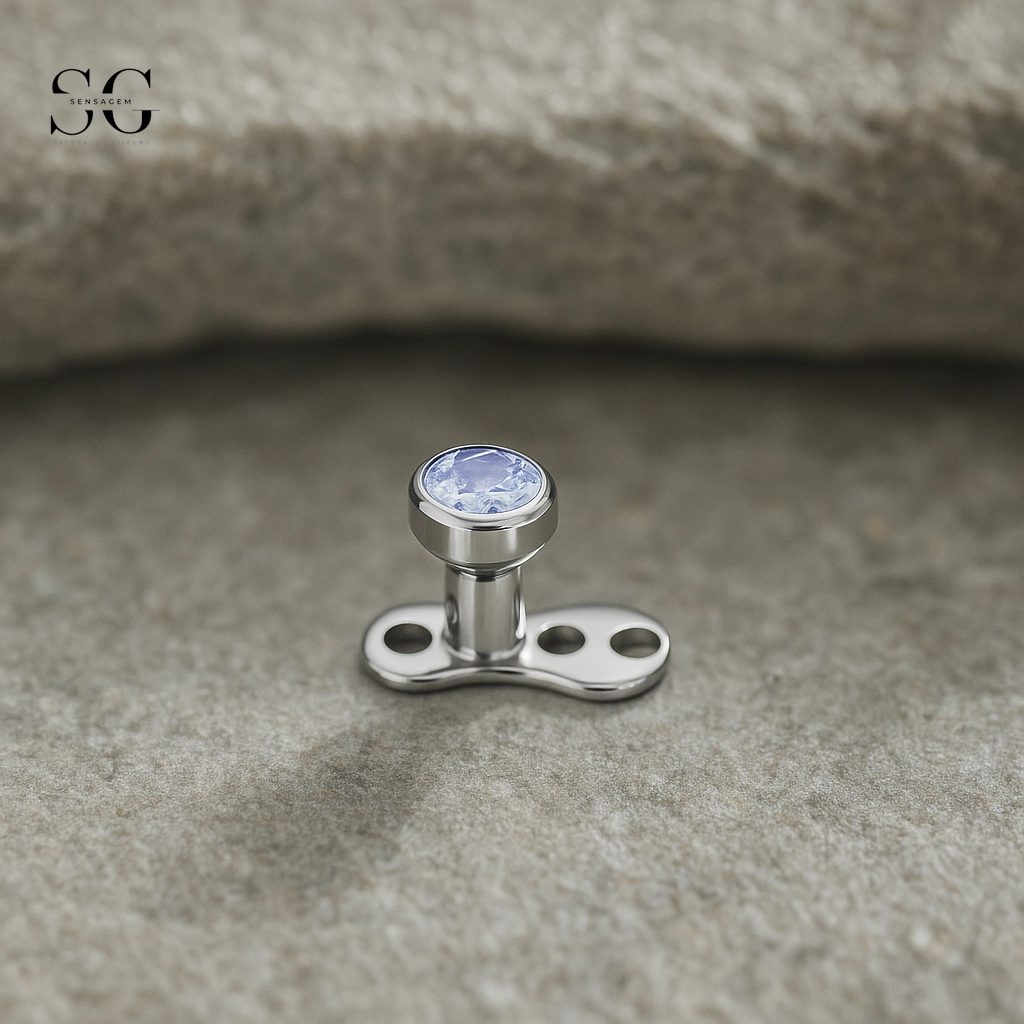 SGYST02-2 - Titanium Dermal Anchor with Zircon Top – ASTM F136